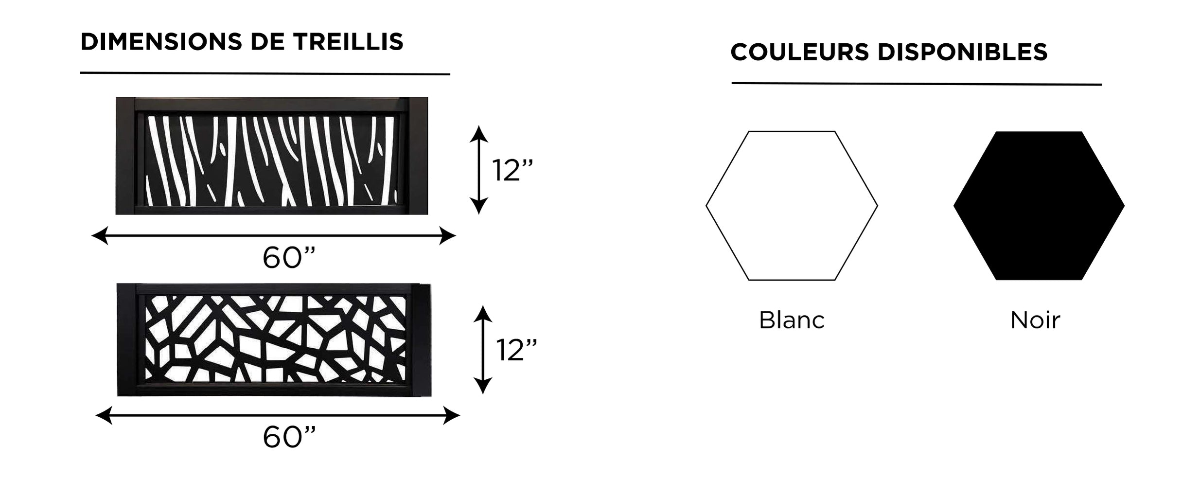 Clôtures et murs d’intimité en aluminium — Boutique mon Patio